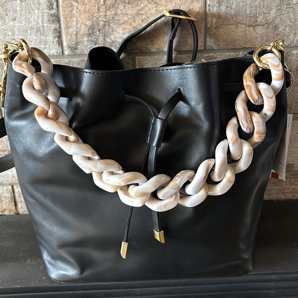 Viola Castellani | Bags | Nwt Viola Castellani Elegant Black Leather ...
